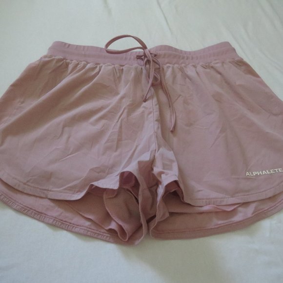 Alphalete | Shorts | Alphalete Pink Running Shorts | Poshmark